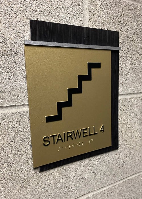 ADA Compliant Braille Signage For Interiors | Cushing