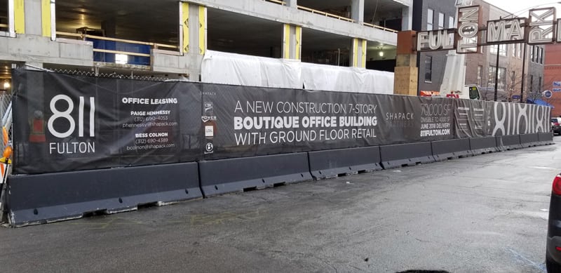 Construction Banners And Job Site Signs | Fence Wraps | Cushing