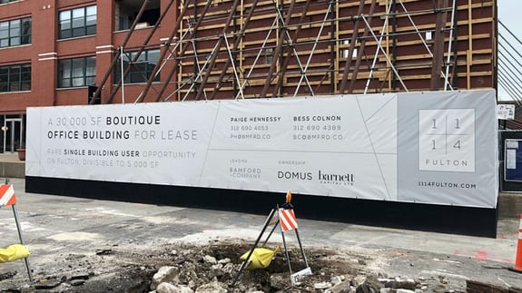 Construction Banners And Job Site Signs | Fence Wraps | Cushing