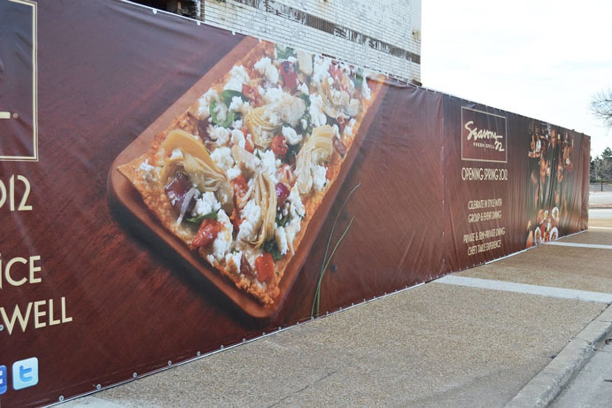 Construction Banners And Job Site Signs | Fence Wraps | Cushing