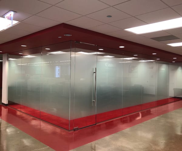 Frosted Privacy Vinyl Film For Windows & Office Doors | Cushing