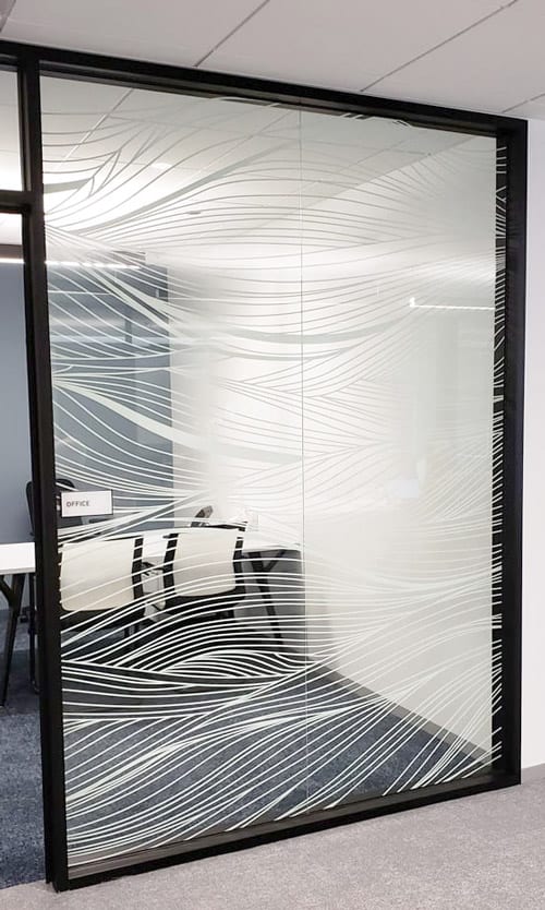 Frosted Privacy Vinyl Film For Windows & Office Doors | Cushing