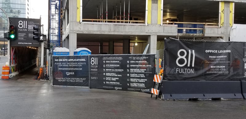 Construction Banners And Job Site Signs | Fence Wraps | Cushing