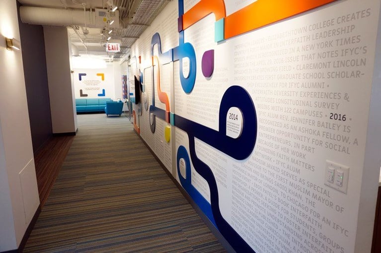 Vinyl Office Wall Graphics And Decals For Business | Cushing