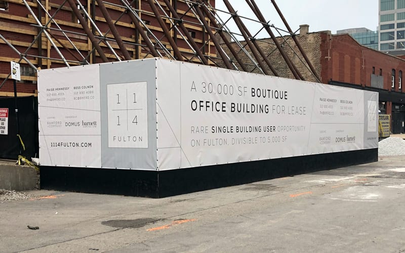 Construction Banners And Job Site Signs | Fence Wraps | Cushing