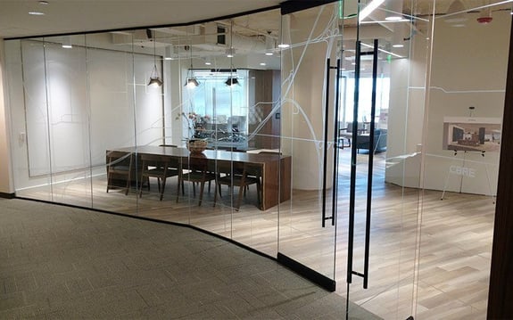 Frosted Privacy Vinyl Film For Windows & Office Doors | Cushing
