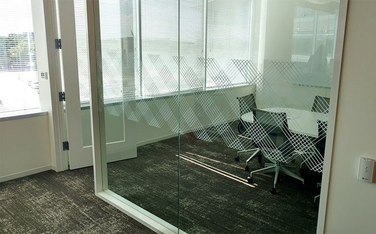 Frosted Privacy Vinyl Film For Windows & Office Doors | Cushing