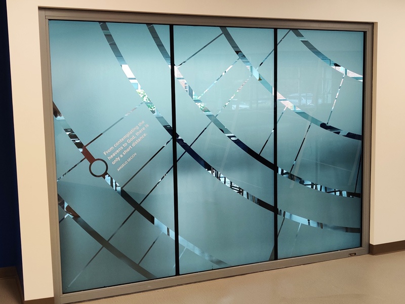 Custom Window Graphics For Schools | Cushing