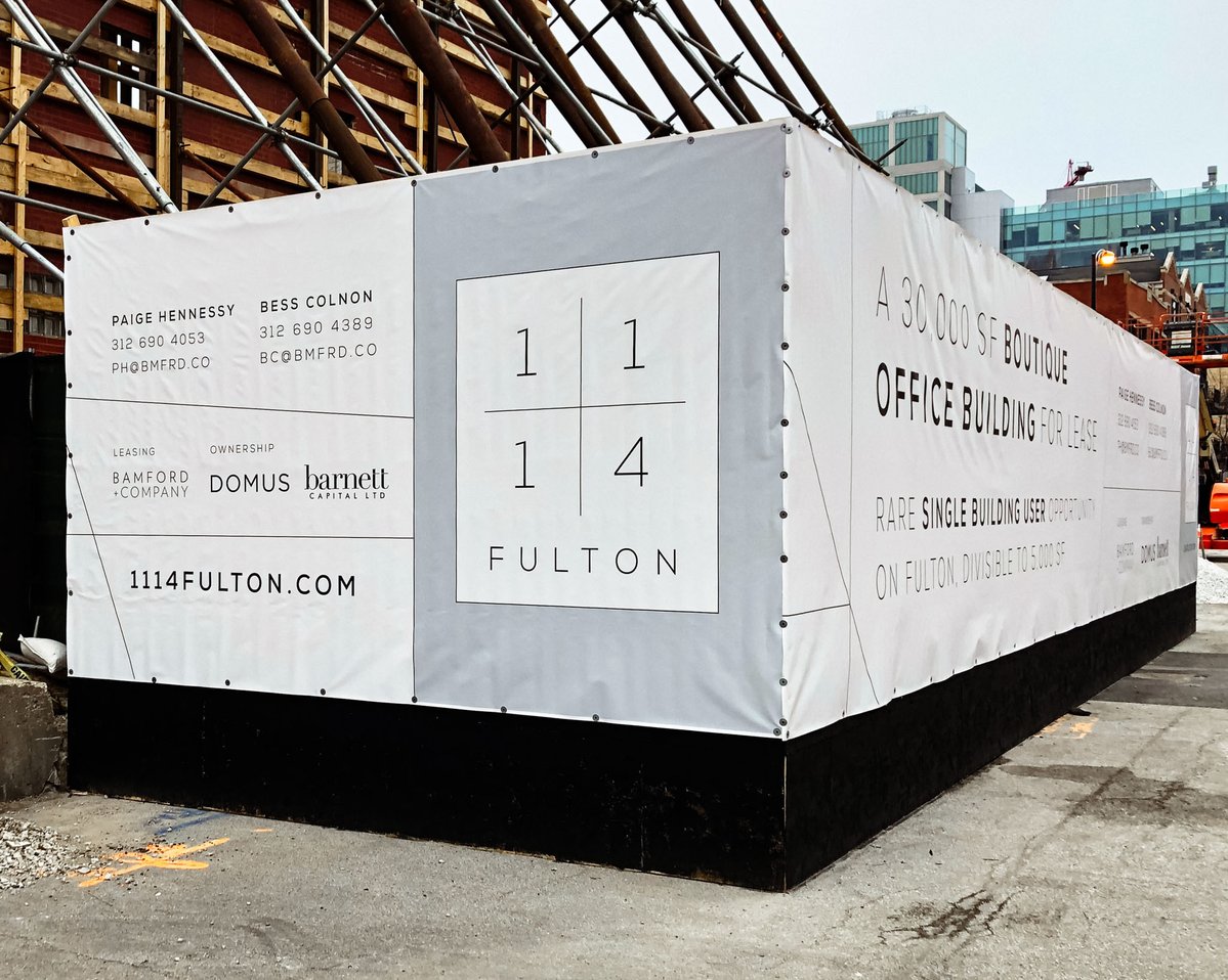 Construction Banners And Job Site Signs | Fence Wraps | Cushing