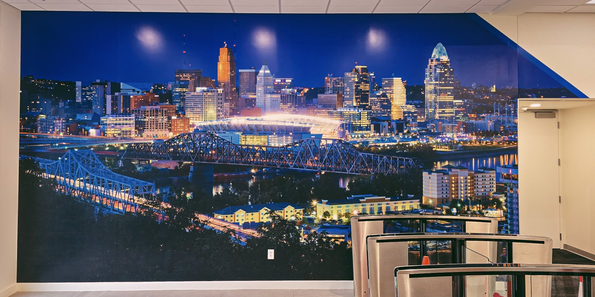 Vinyl Office Wall Graphics And Decals For Business | Cushing