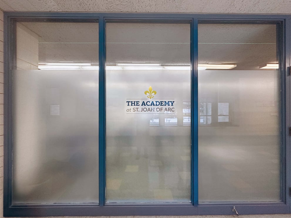 Frosted Privacy Vinyl Film For Windows & Office Doors | Cushing