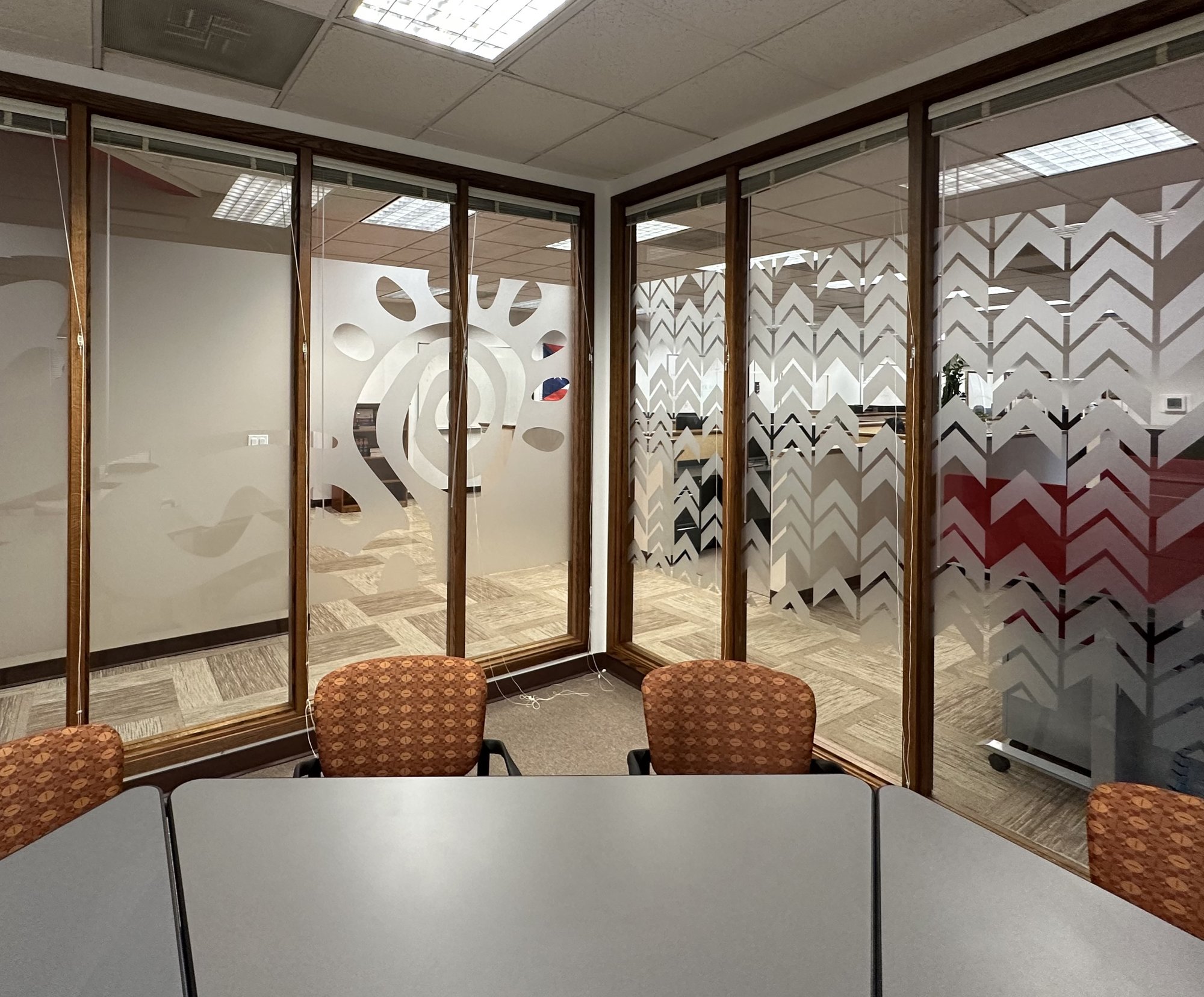 Frosted Privacy Vinyl Film For Windows & Office Doors | Cushing