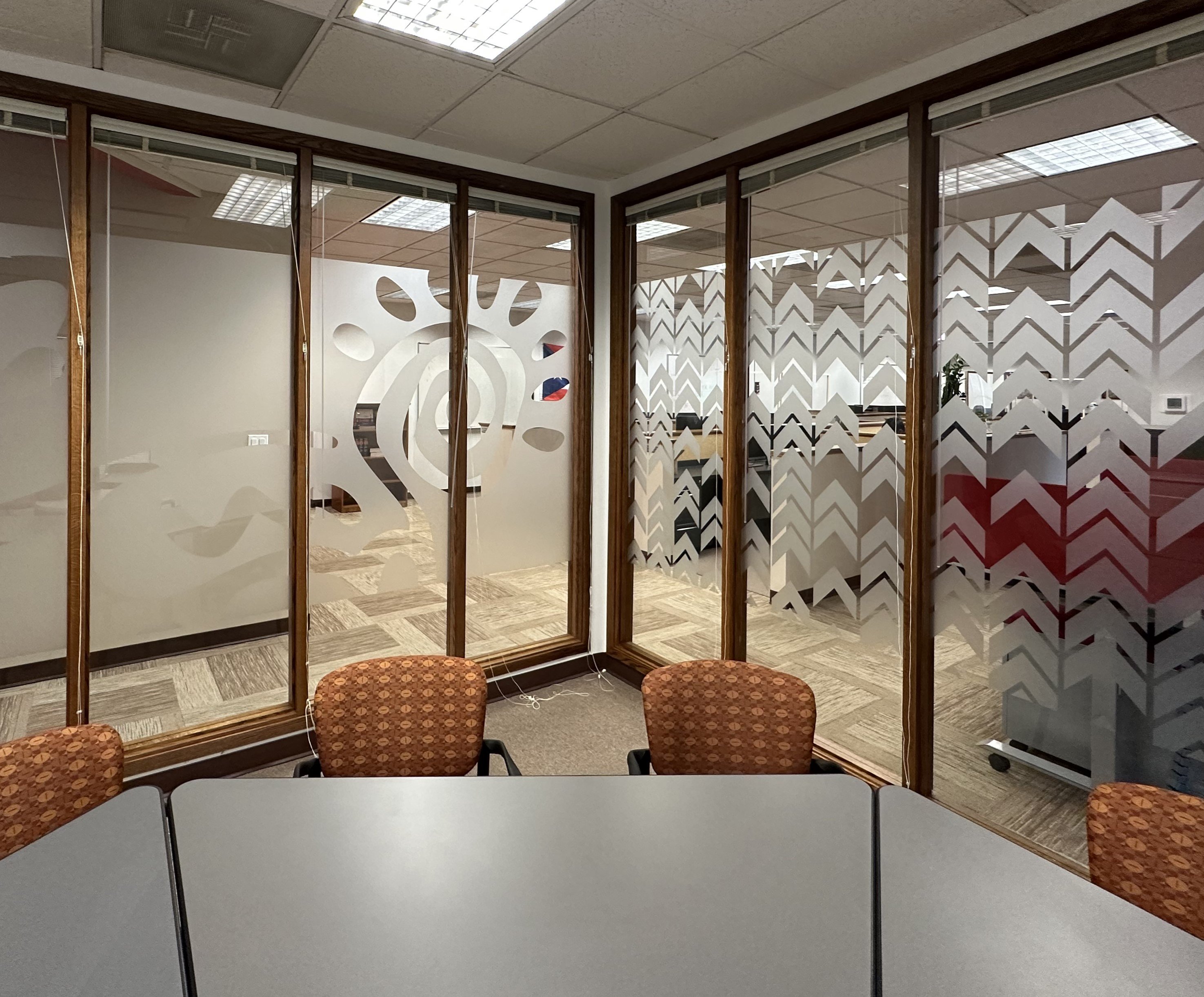 Frosted Privacy Vinyl Film For Windows & Office Doors | Cushing